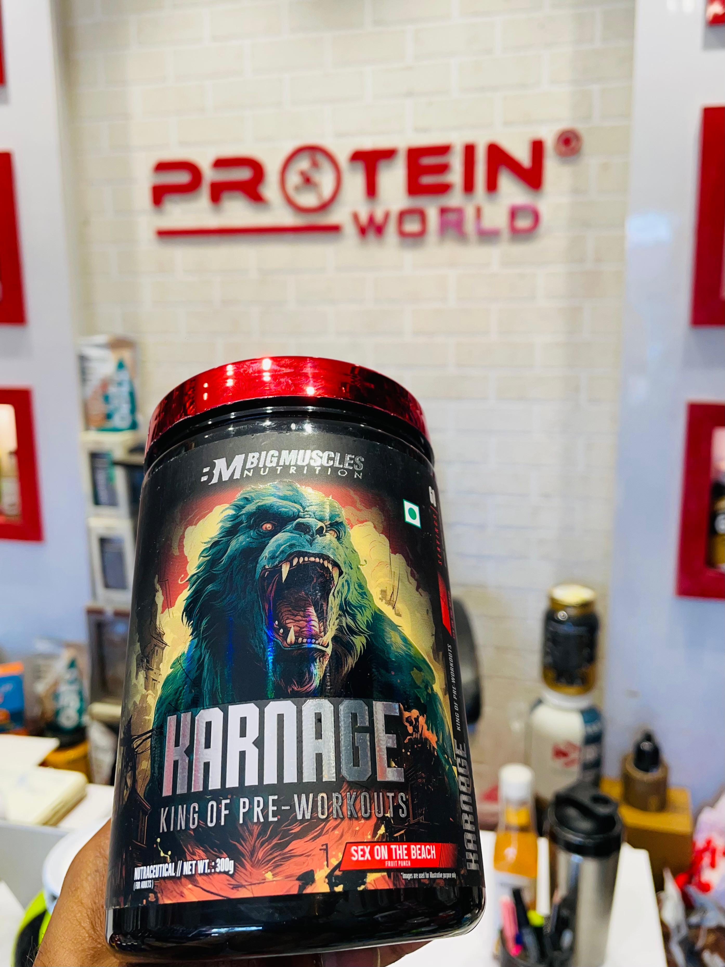 Big Muscles Nutrition Karnage – Protein world